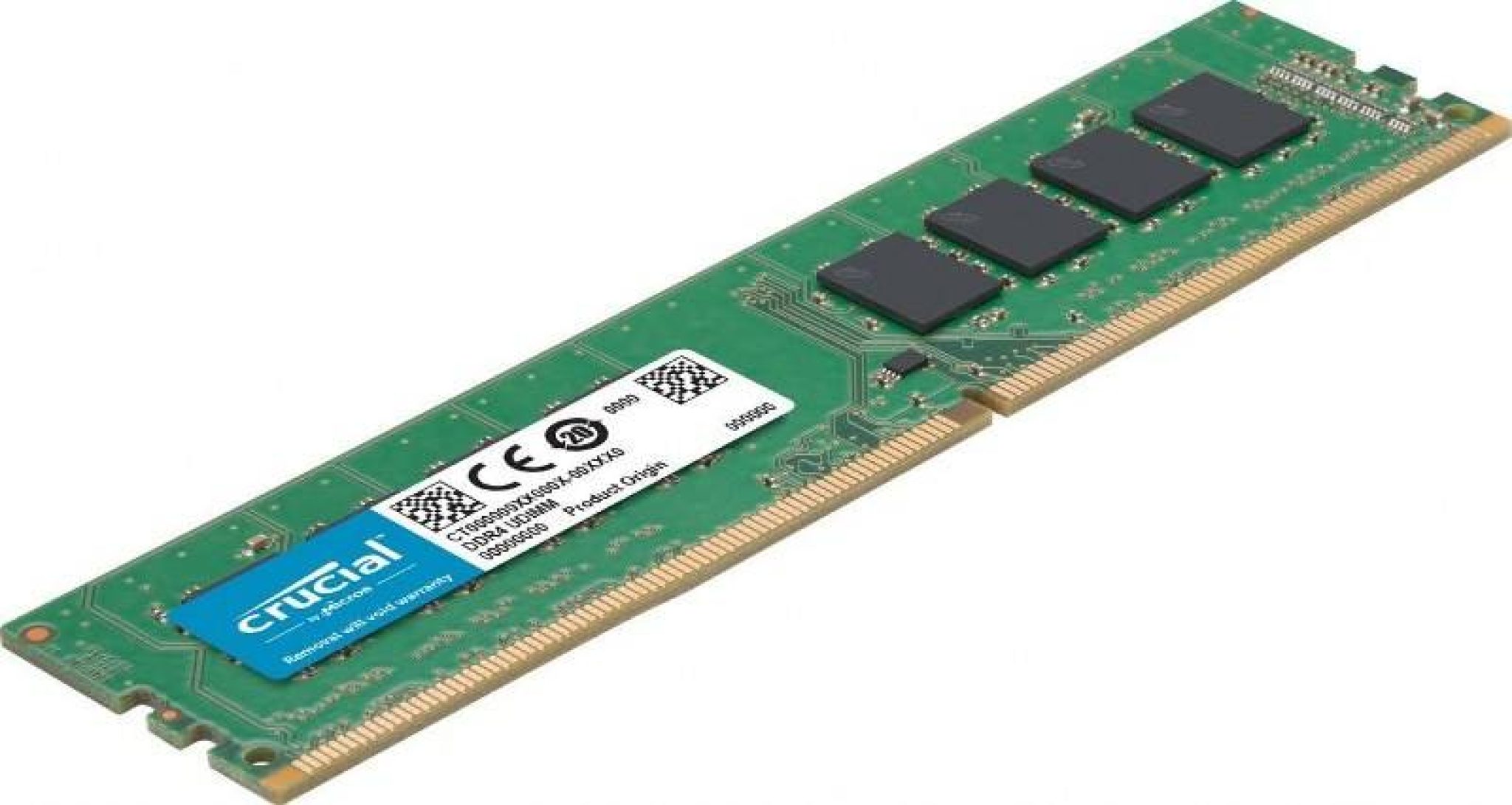 Crucial, 32GB, Single, DDR4, 2666 MT S, CL19 DIMM, 288-Pin, Memory ...