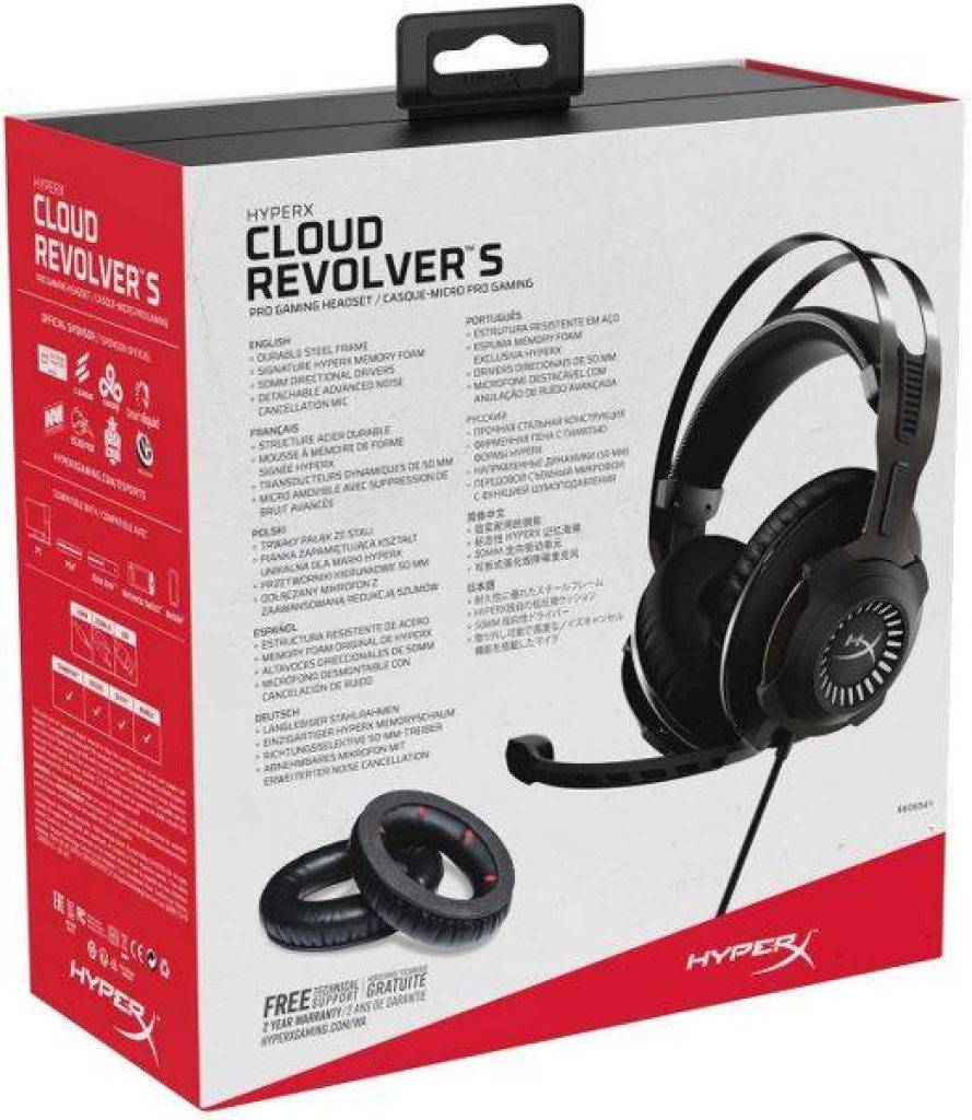 HyperX, Cloud Revolver S, Gaming Headset, with Dolby 7.1 Surround Sound ...