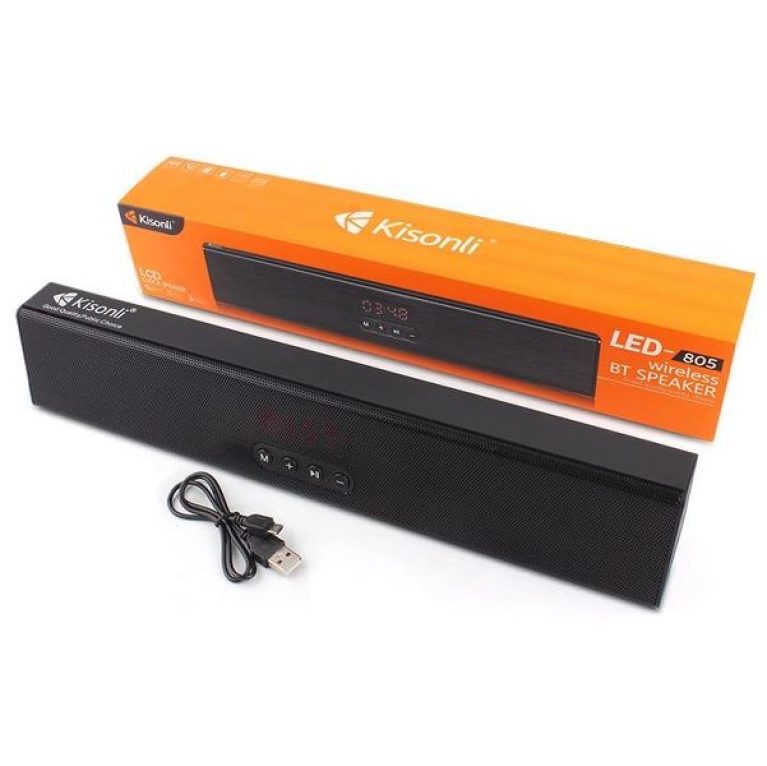 KISONLI, LED-805, SPEAKER Wireless, Alarm Clock, Speaker, FM Radio ...
